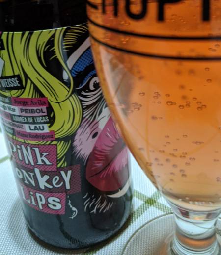 Cerveza Pink Monkey Lips • Mareos de un geek